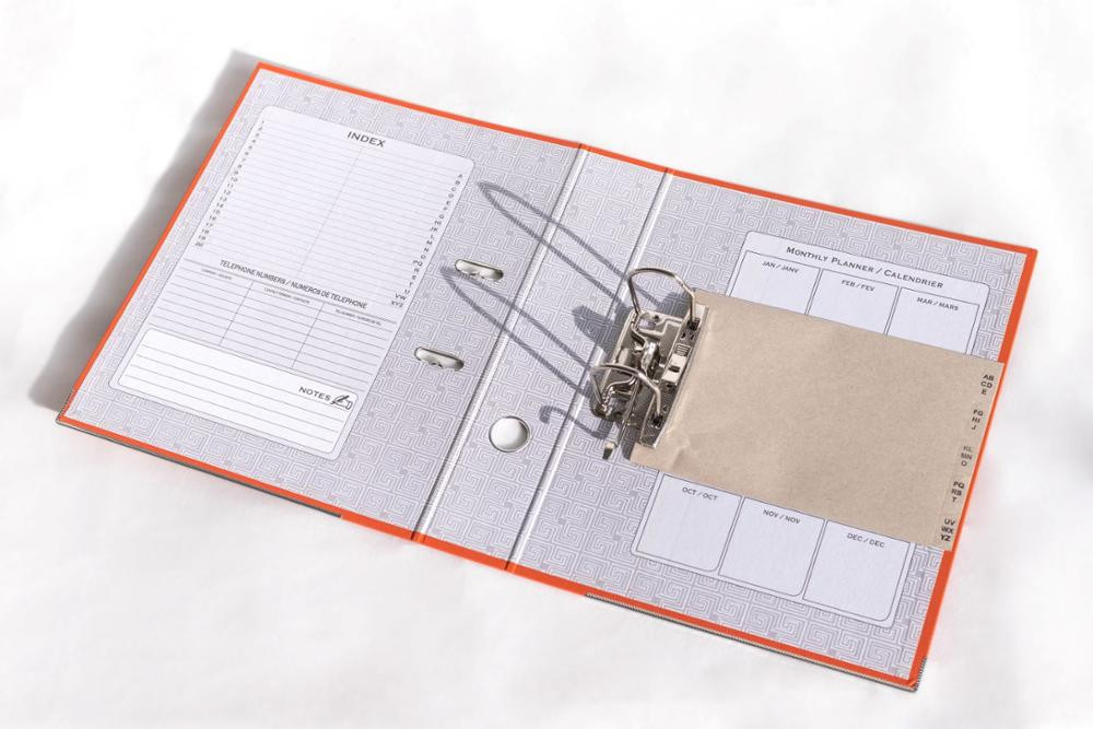 Buy Alba Rado Black Colour Pp Cover/paper Inner F4 Lever Arch Box File ...