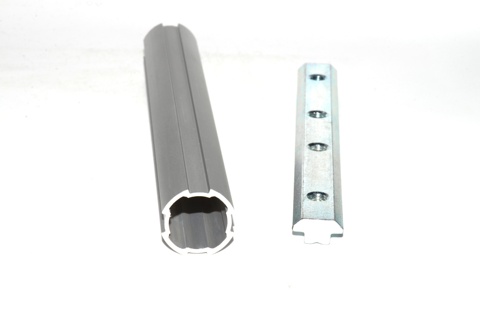 Buy Aluminium Lean Pipe Profiles With T Slot Aluminium Tubes /round Bar ...