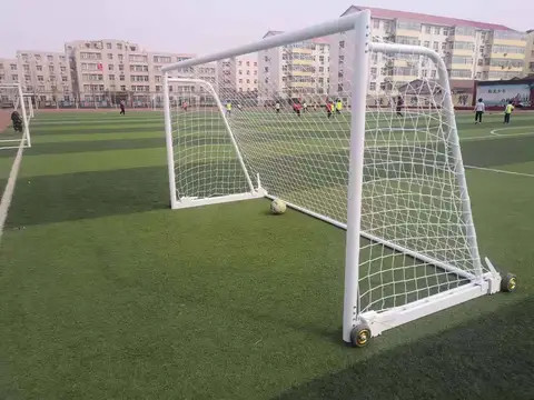 Buy Aluminum Alloy Full-size Soccer Goal With Portable 11 Vs 11 ...