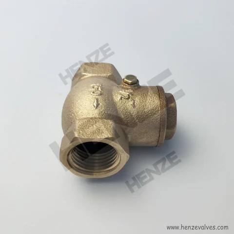 Buy Bronze B62 C83600 Threaded Swing Check Valve Npt Or Bsp Nbr Epdm ...