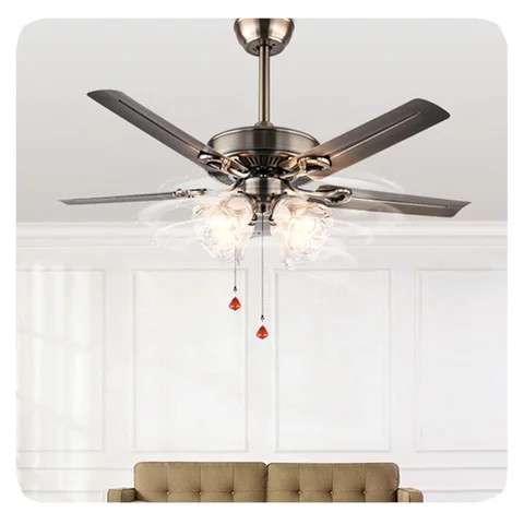 Buy Ceiling Fan With Led Light, New Vintage Nordic Are Modern And ...