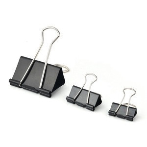 Buy China Manufacturer Binder Clip Black Large Metal Stainless Steel ...