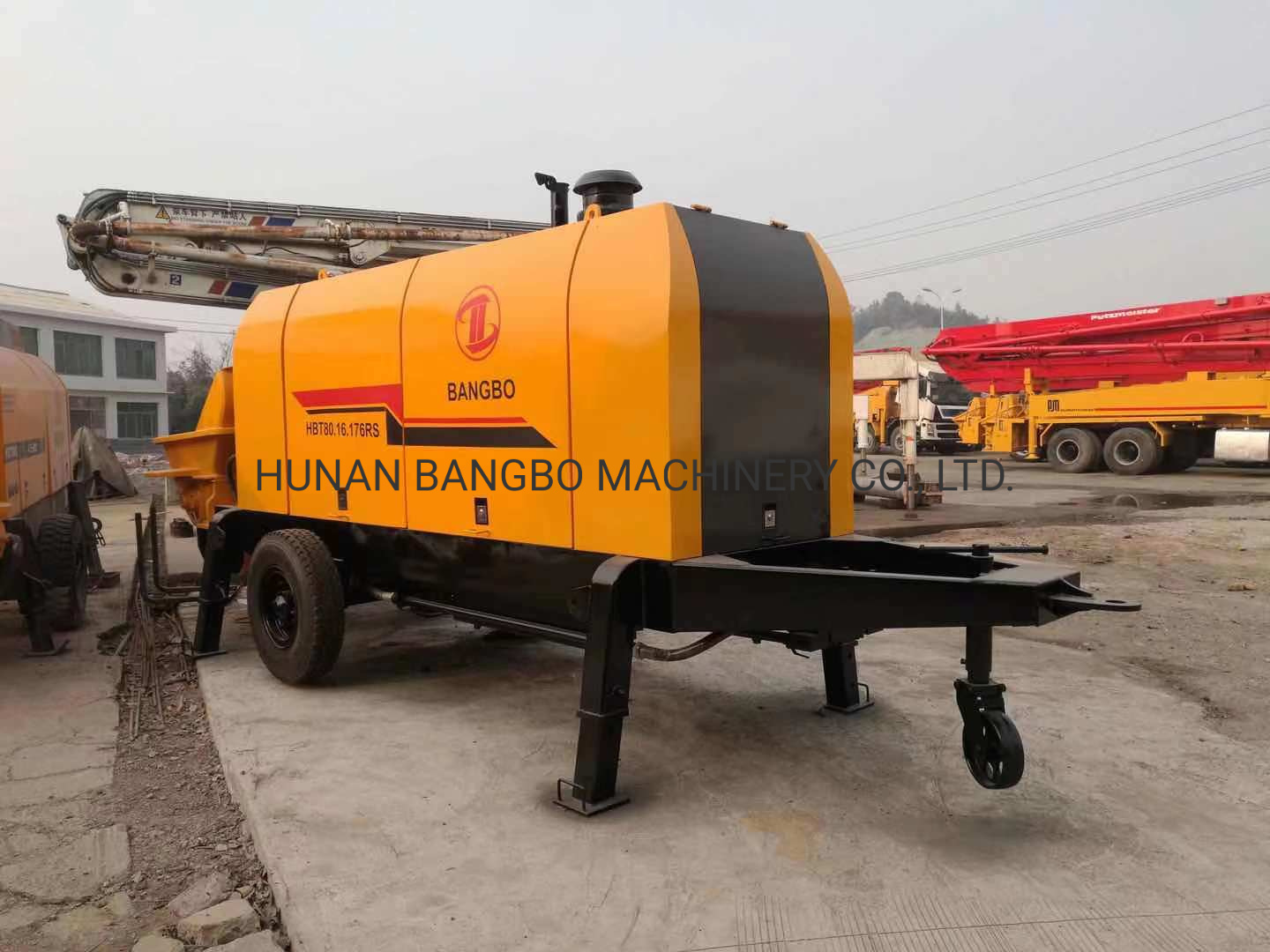 Buy Construction Machinery Portable Concrete Trailer Pump Diesel Mini ...