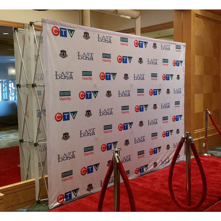 Buy Custom Advertising Trade Show Booth Pop Up Backdrop Display from ...