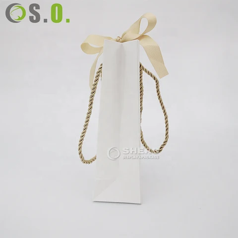 Buy Custom Printed Biodegradable Gift White Shopping Bags With Handle ...