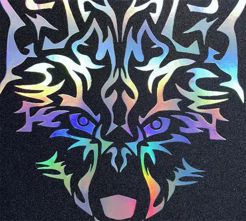 Buy Custom Reflective Heat Transfer Logo Laser Holographic Heat ...