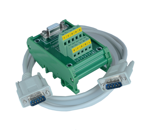 Buy Db 9 Pin Male To D-sub Io Data Signal Convert Shielded Flat Cable ...