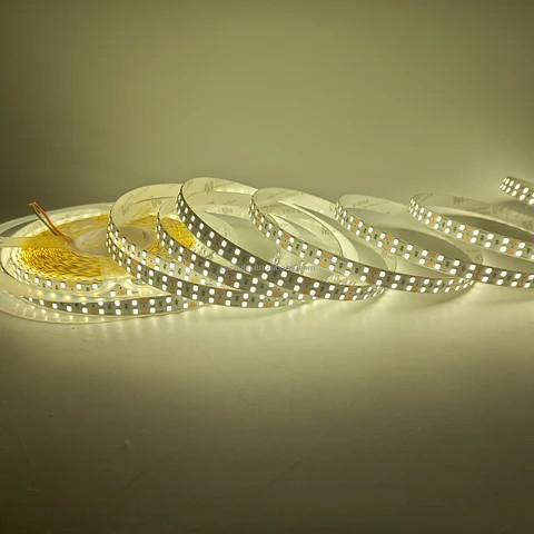 Buy Dc12v 24v 2835 240 Led/m Double Row 10mm 22w/m Copper Highlight Led ...