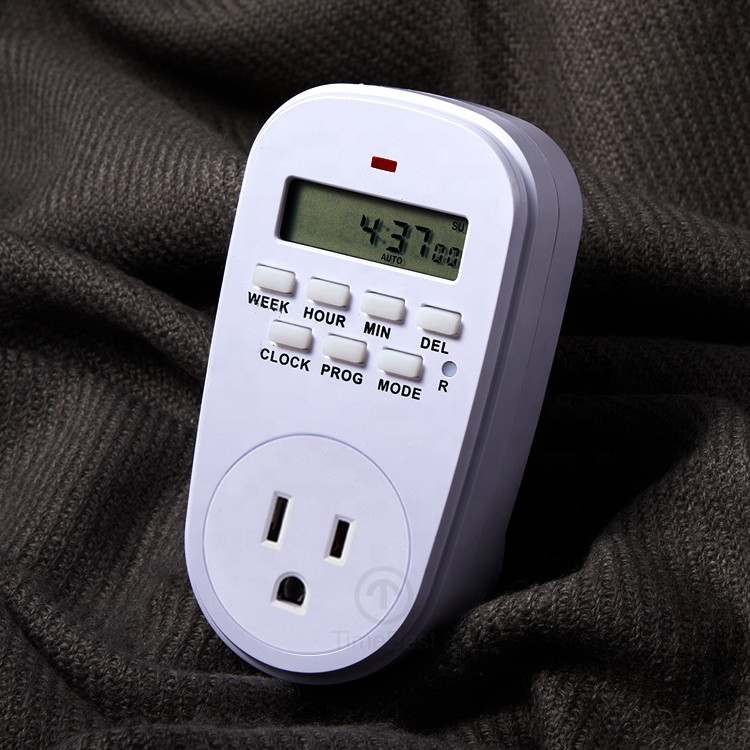 Buy Electronic Programmable Digital Timer Countdown Mains Plug-in Timer from Ningbo Timebest ...