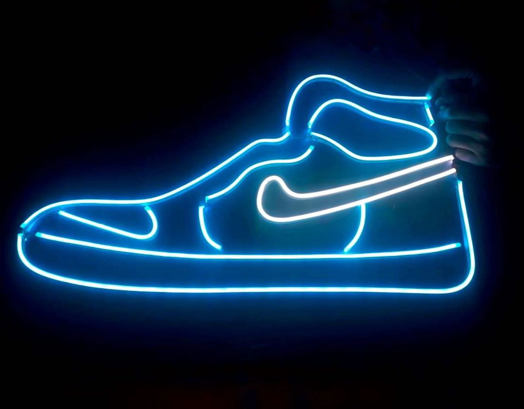 Buy Electronic Shop Logo Sport Neon Shoe Light Sneaker Led Customized ...