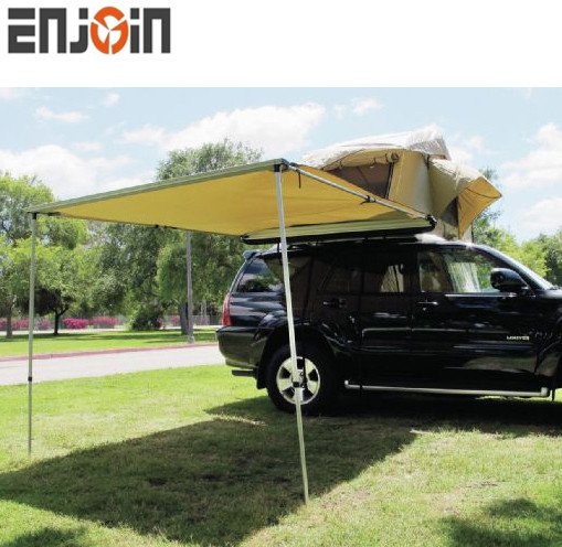 Buy Enjoin 4x4 Aluminum Waterproof Car Side Awning Roof Top Tent 2.0x2 ...