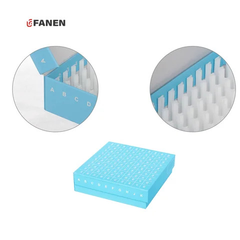 Buy Fanen 100 Well Cardboard 0.5ml Cryovial Storage Box With Internal ...