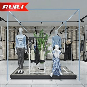 Buy Fashion Garment Women Clothing Shop Decoration Store Furniture ...