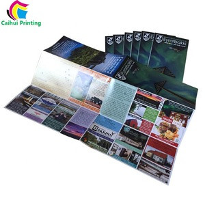 Buy Folded Travel Guide Paper Map Printing Service from Shenzhen Caihui ...