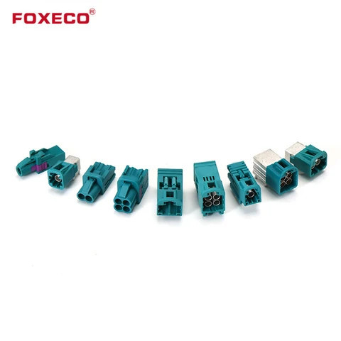 Buy Foxeco Mini Fakra (jack) Smb Crimp Rf Coaxial Connector Mini Fakra ...