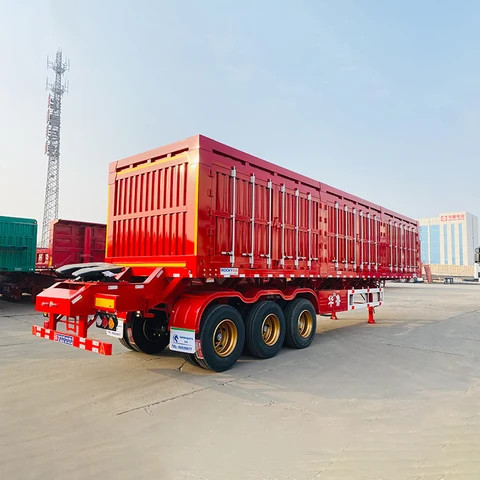 Buy High Quality Double Semi Trailer Super Link Flatbed For Mongolia ...