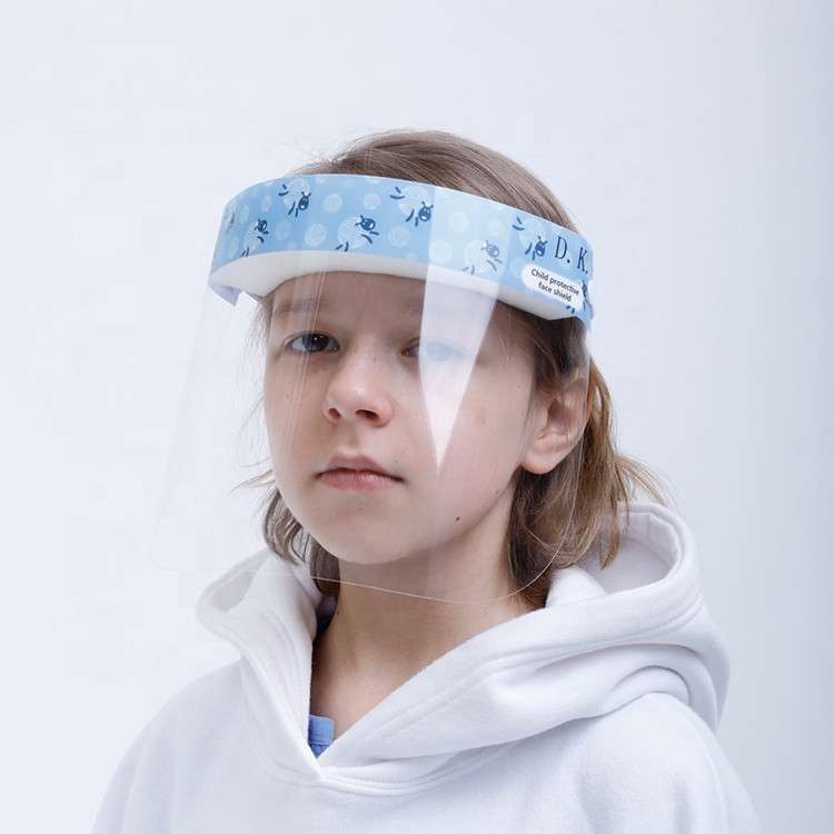Buy Hot-selling Children Disposable Safety Transparent Plastic Face ...