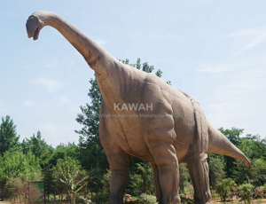 Buy Jurassic Park Giant Dinosaurs Ruyangosaurus Animatronic Model For Amusement Park Equipments ...