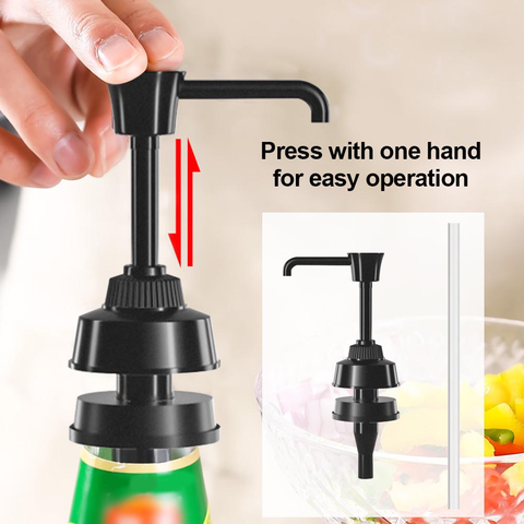 Buy Long Nozzle Syrup Bottle Nozzle Pressure Oil Sprayer Household Pump ...