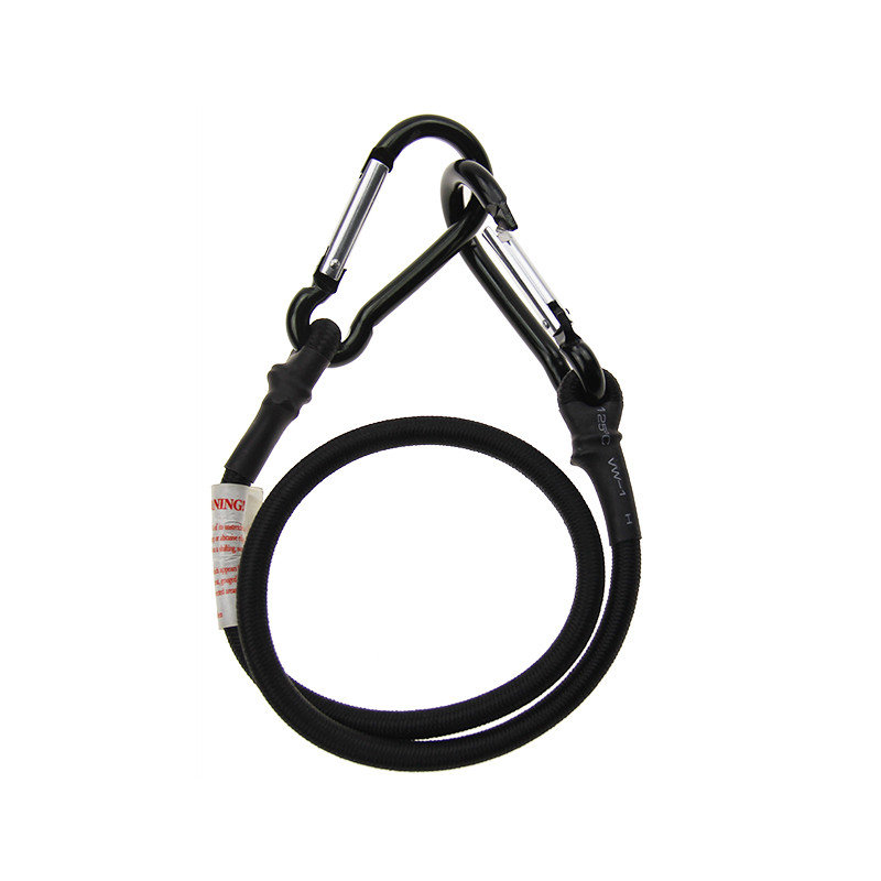 Buy Multi-function Luggage Rope Bungee Cord With Safety Carabiner Hook ...