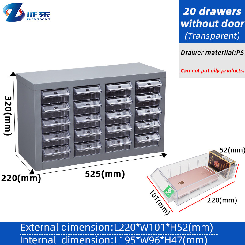 Buy Multiple Optional Button Screw Spare Parts Storage Cabinet Small ...