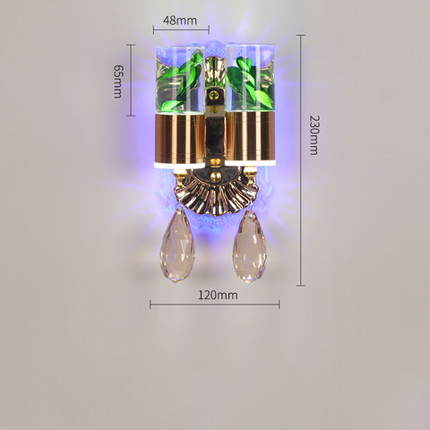 Buy Oem Odm Gold Wall Lamp Bedroom Wall Light With Three Color Wall ...