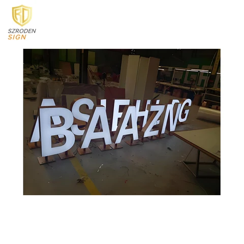 Buy Outdoor Acrylic Large Led Letters Stainless Steel Signs Led ...