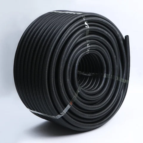 Buy Pe Corrugated Electrical Conduit Pipe Flexible Hose For Wire Cable ...