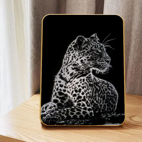 Buy Plywood Pvc Edge Banding Fierce Animal Gold Border For Living Room ...