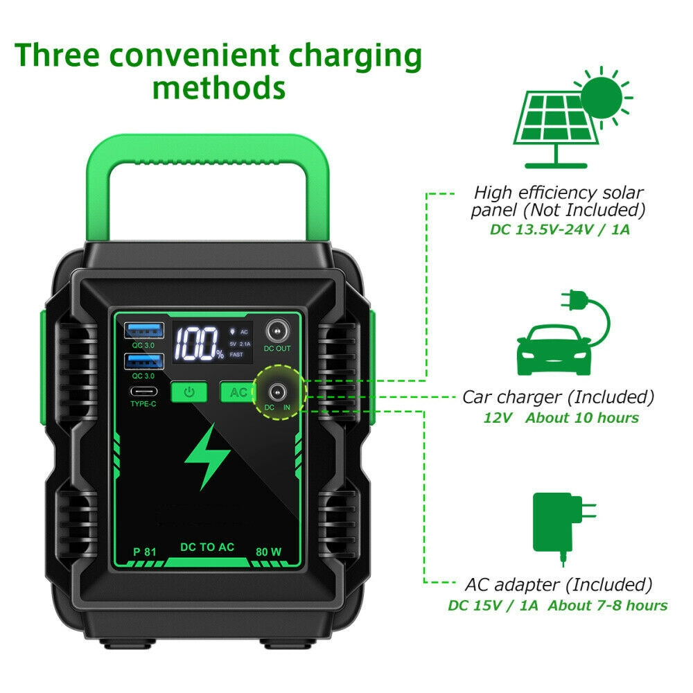 Buy Powerstation 12v Portable Storage Battery Pack Backup Power Supply ...