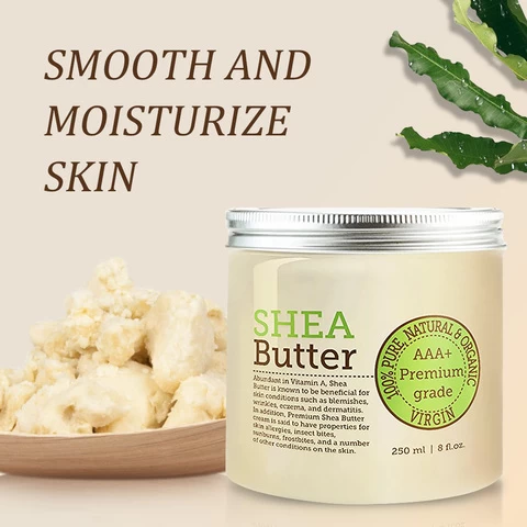 Private Label Unrefined African Shea Butter Bulk Moisturizing Body ...
