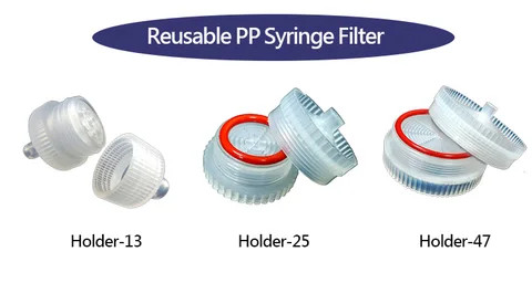 Buy Reusable Plastic Syringe Filters Holder 13mm 25mm 47mm For Hplc Lab ...