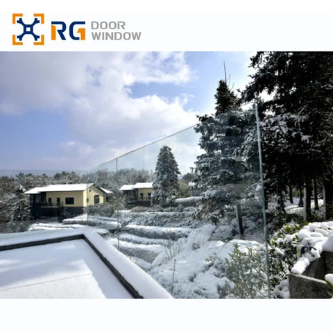 Buy Rg140 Invisible Frame Railing Frameless Balustrade Glass Railing ...