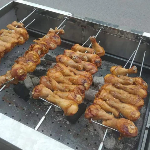 Buy Roaster Chicken Machine Rotisserie Gas Steel Rotisserie Oven ...