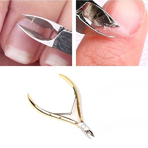 Buy Safety Point Cuticle Scissor Toe Ingrown Nail Nipper Clipper ...