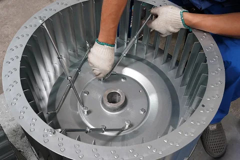 Buy Smoke Exhaust Centrifugal Galvanized Plate Double Inlet Blower ...