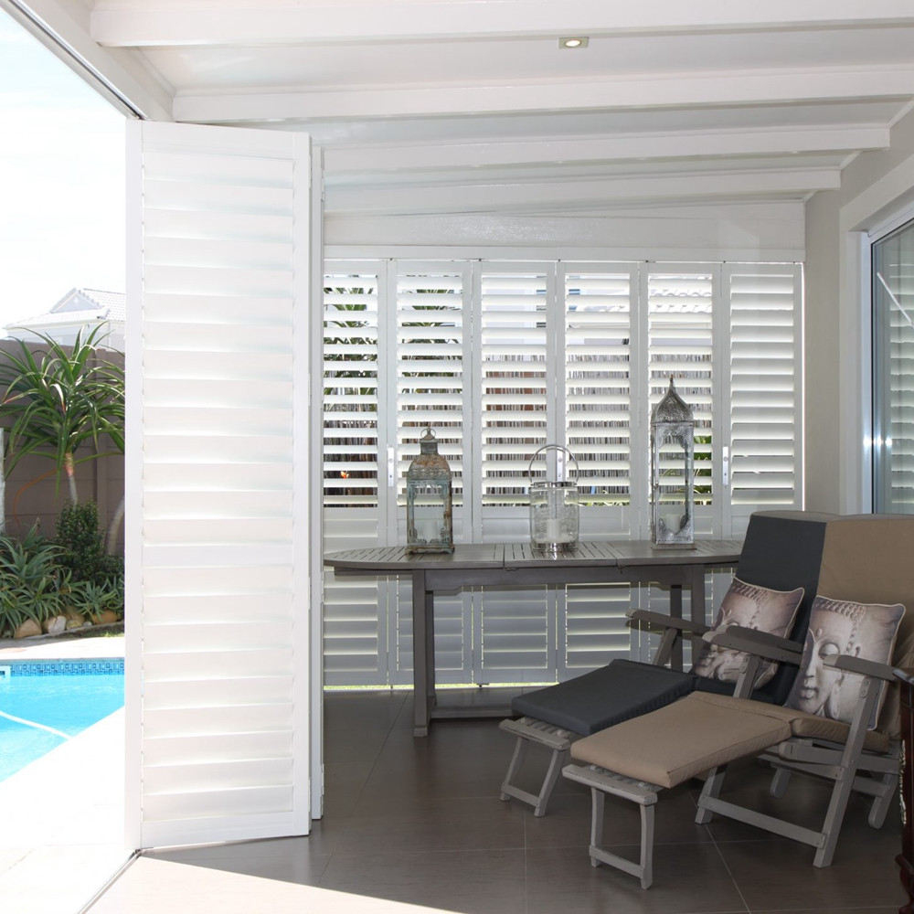 Buy Special Size Real Wooden Plantation Shutters Octagon Window ...