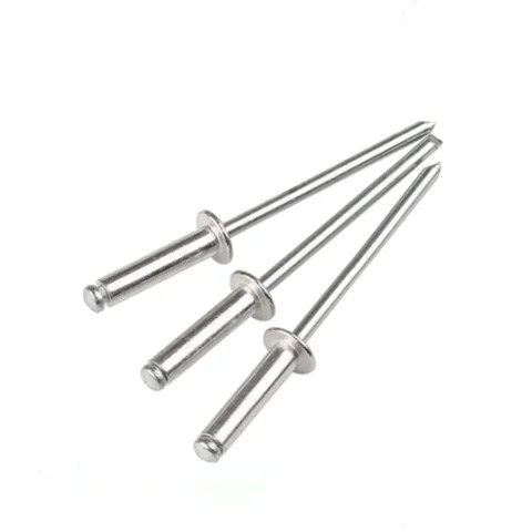 Buy Ss Aluminum Zinc Open End Blind Rivets With Break Pull Mandrel And ...