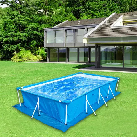 Buy Strong Pe Tarpaulin Winter Pool Cover Swimming With Steel Rope ...