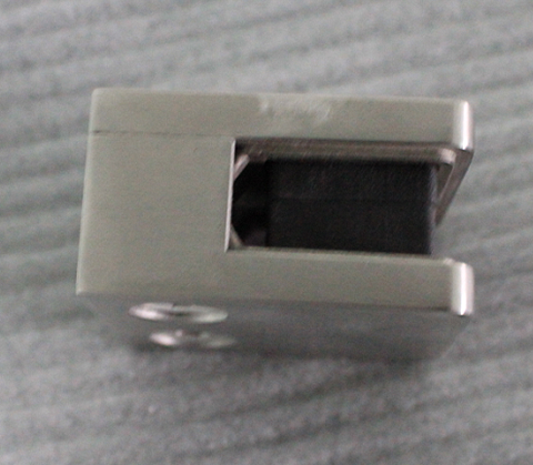 Buy Sus 304/316 Stainless Steel Square Tube Glass Clamp/glass Clip Flat ...