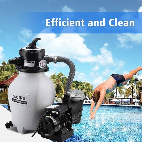 Buy Swimming Pool Equipment Sand Filter Pump System Garden Portable ...