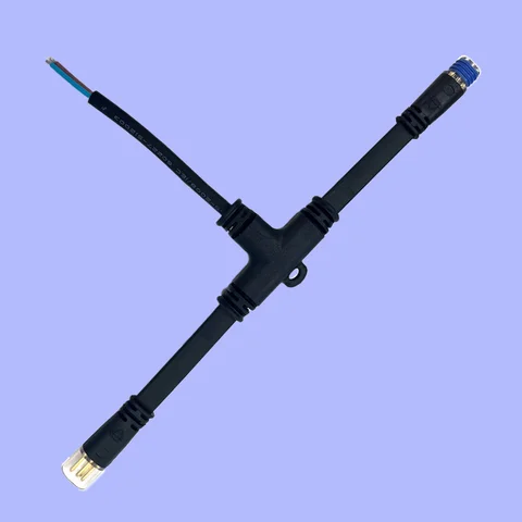 Buy Tee 5-pin Waterproof Connector Male And Female Wired Led Power ...