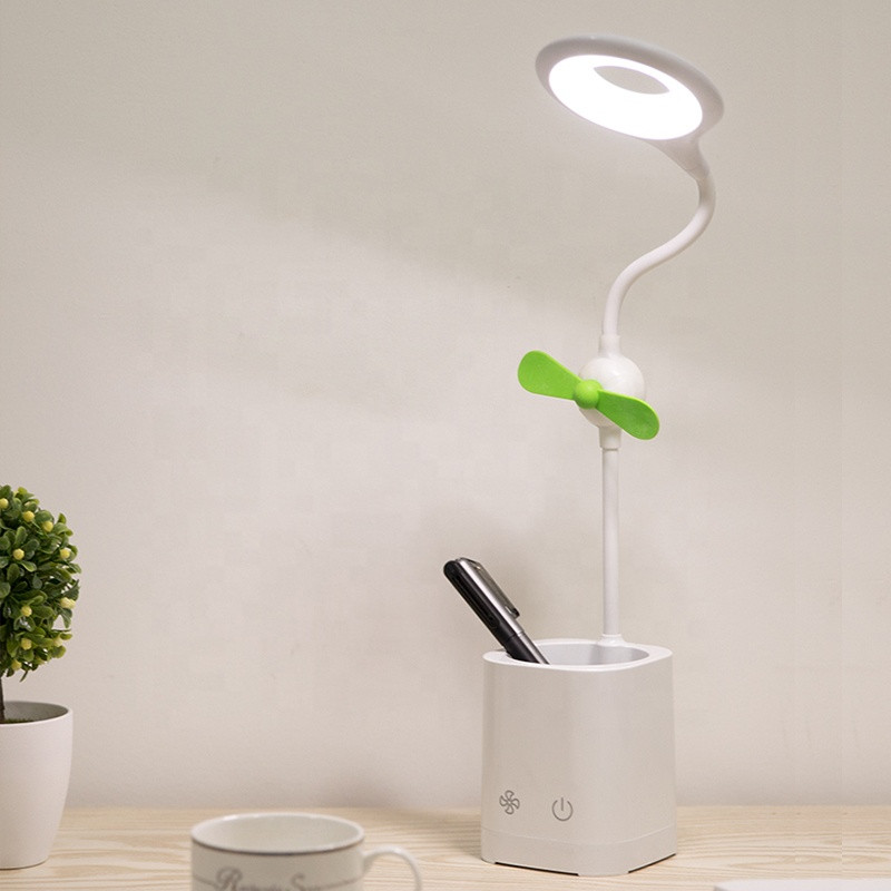 Buy Usb Led Table Light Cordless Office Work Light Desk Lamp With Mini ...