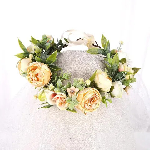 Buy Wholesale New Floral Hair Ring Real Silk Fabric Beautiful Corolla ...