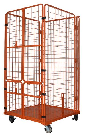 Buy Wholesales Warehouse Folding Roll Container ,wish Mesh Cage from ...