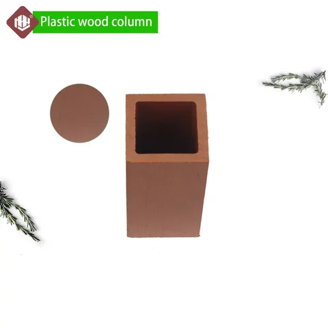 Buy Wood Plastic Composite Slat Outdoor Column Wpc Fence Column Factory ...