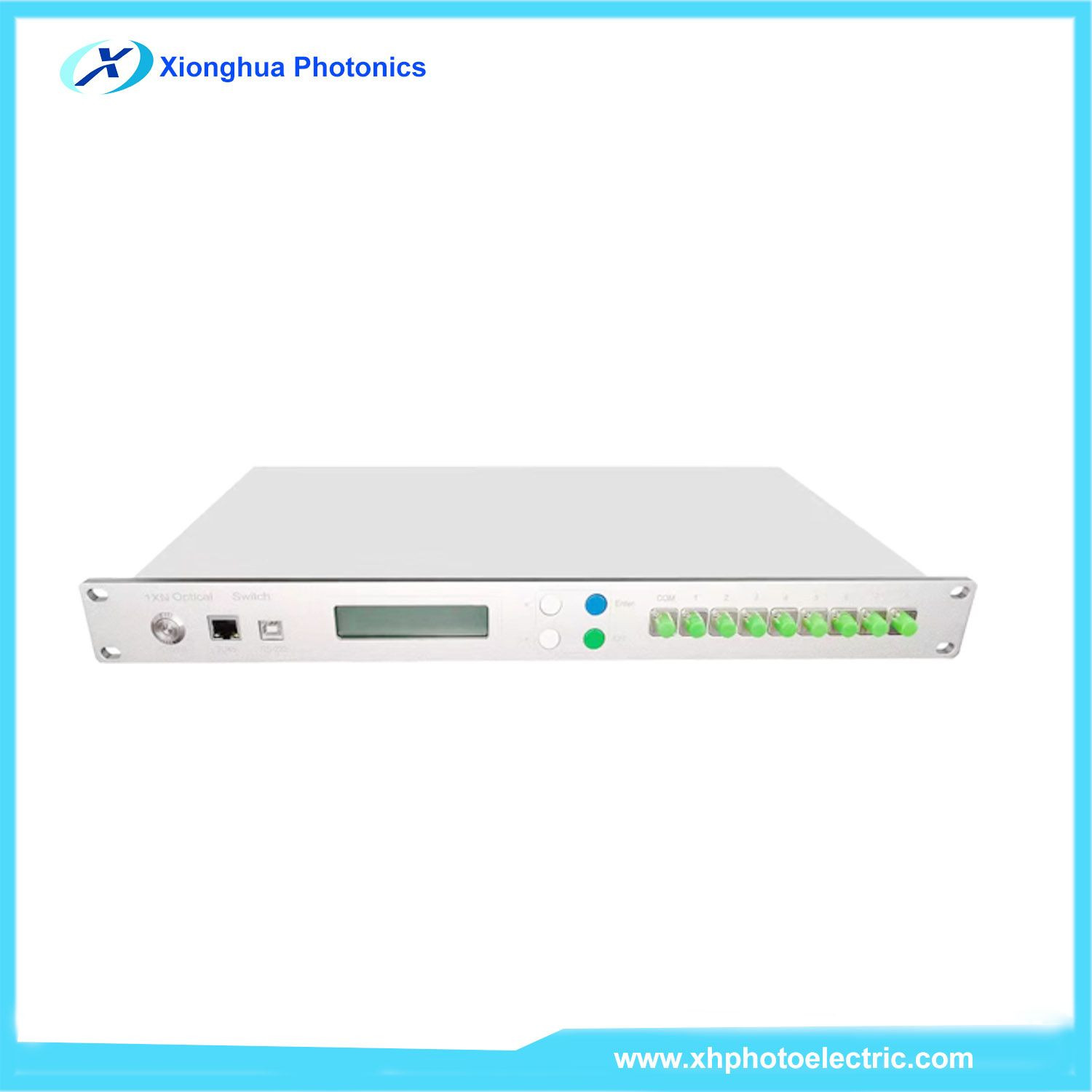Buy 1x8 Optical Switch 1u Rack Mount Hi1060 Fiber 980nm Ac220v from ...