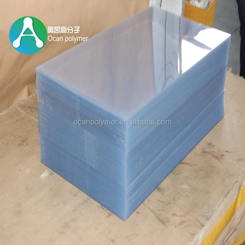 Buy 0.12mm Matt Clear Transparent Pvc Rigid Sheet For A4 Binding Covers ...