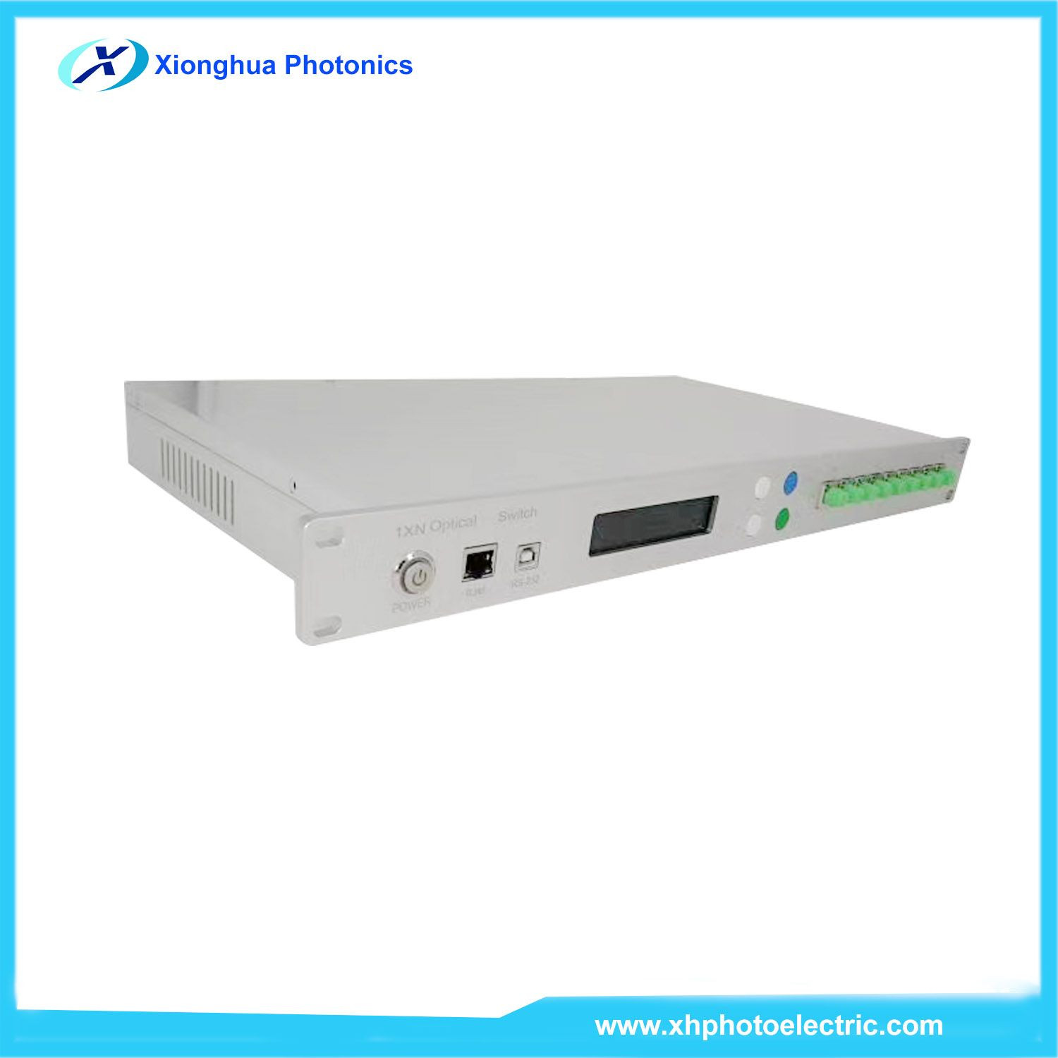 Buy 1x8 Optical Switch 1u Rack Mount Hi1060 Fiber 980nm Ac220v from ...