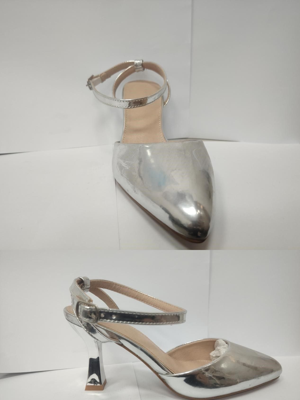 Buy Pointed Metallic Heels from Huizhou Mai Luo shoes Co., Ltd, China ...